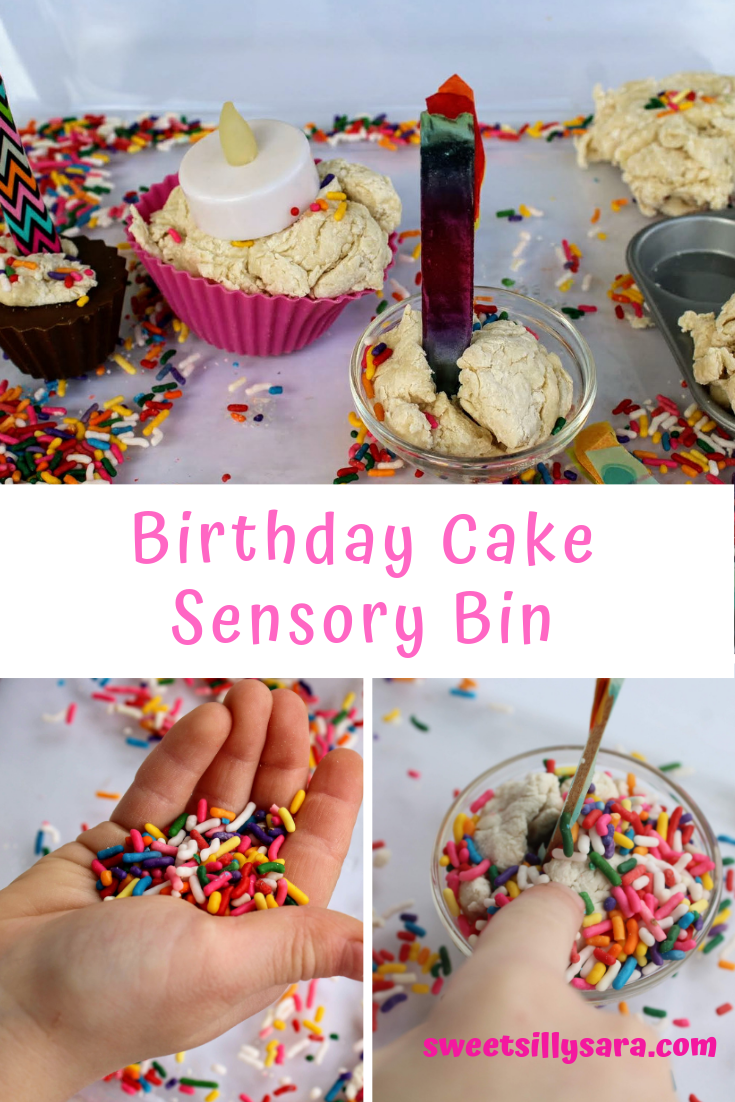 Sweet Silly Sara: Birthday Cake Sensory Bin
