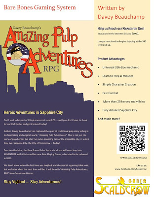 ALL PULP: AMAZING PULP ADVENTURES RPG