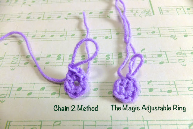 Happiness is Scrappy: Let's Crochet: Magic Adjustable Ring Tutorial