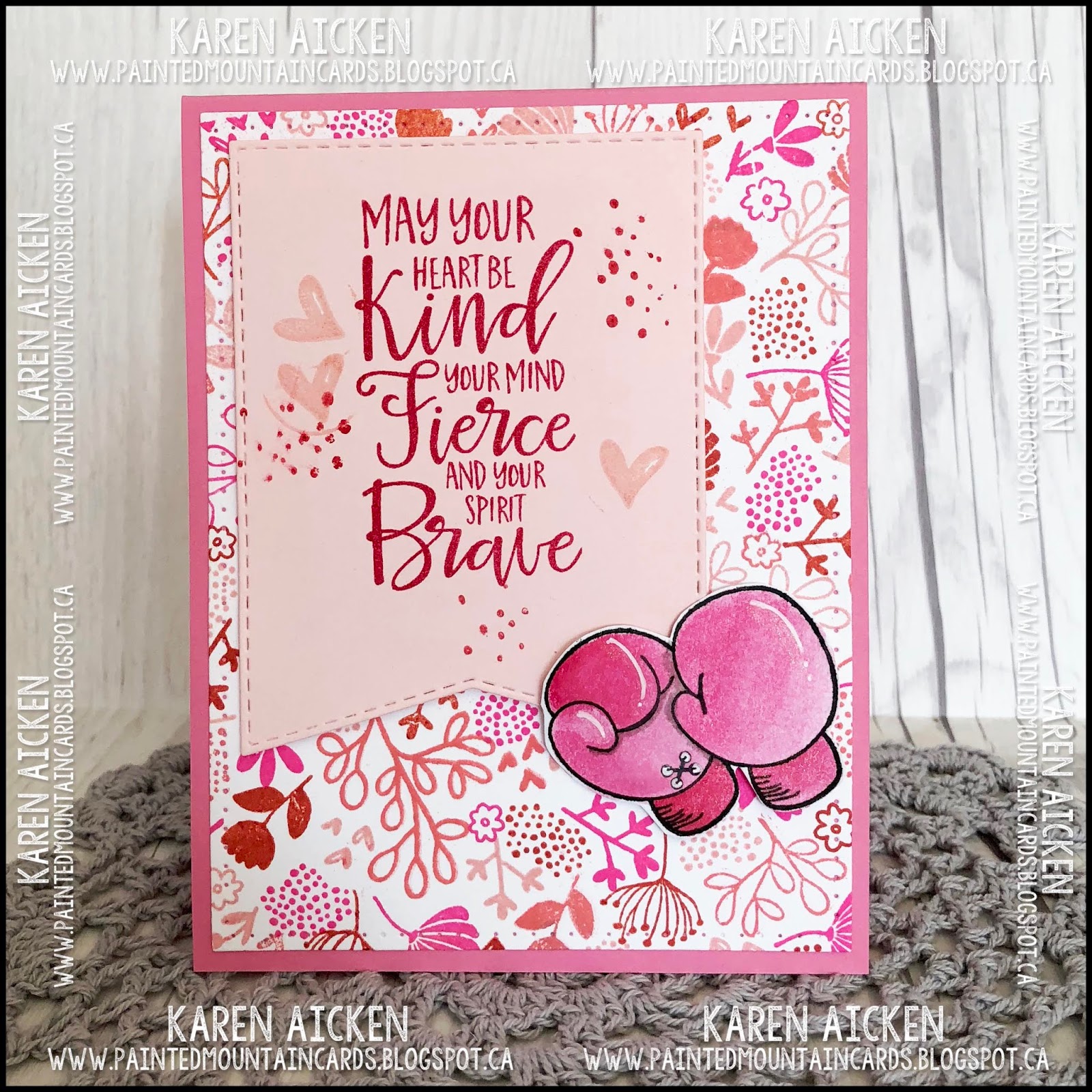Painted Mountain Cards: C4C456 "Be Brave Card"