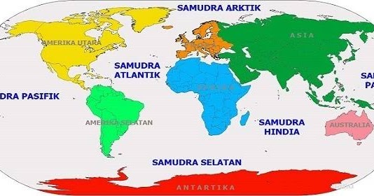 Karakteristik Samudra Pasifik, Atlantik, Hindia, dan Arktik - Afdhal ...