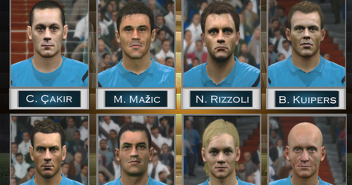 Faces by Mo Ha: PES 2016 Referee Facepack