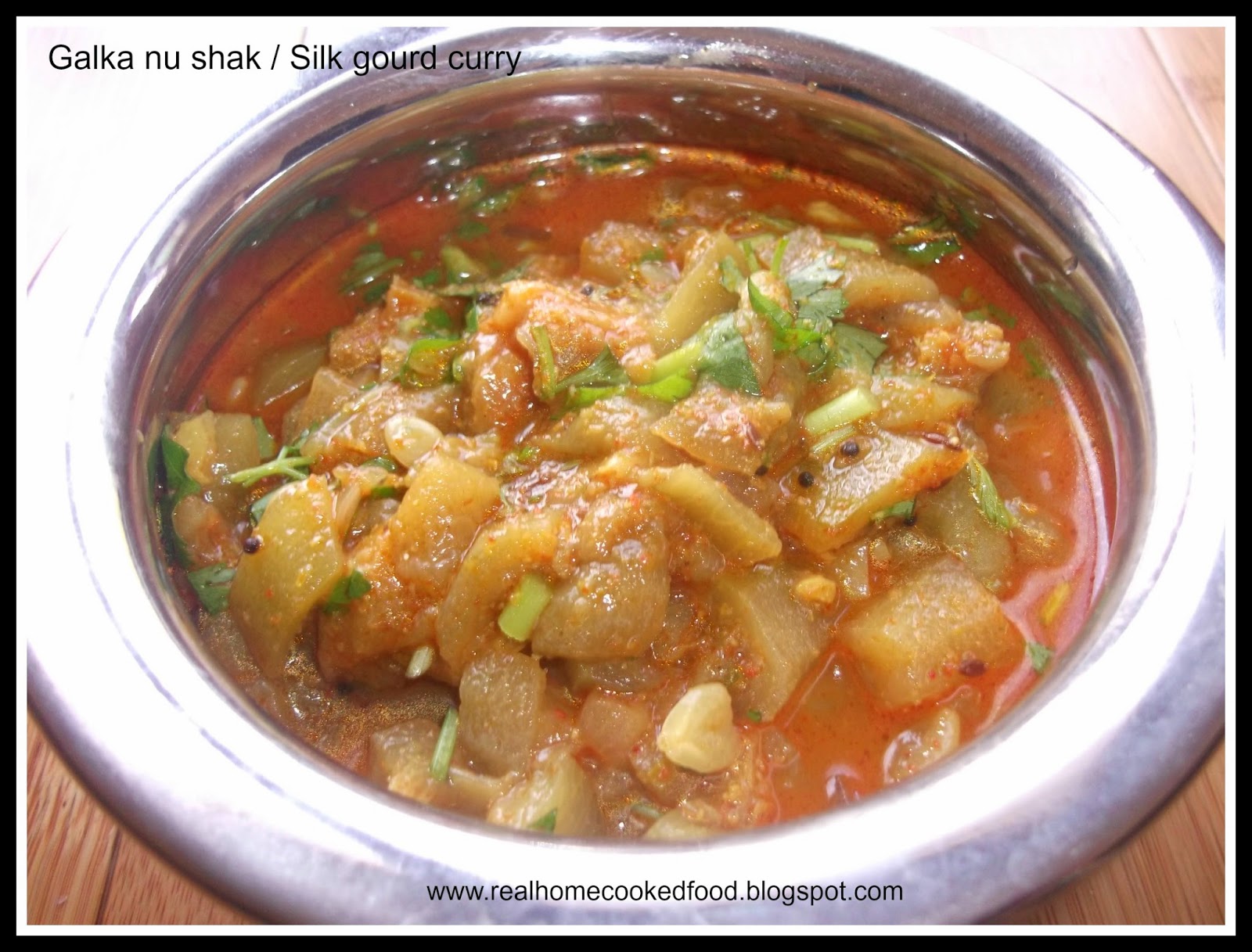 HCF: Galka nu shak / Indian zucchini curry - Silk Gourd Curry - Guest ...