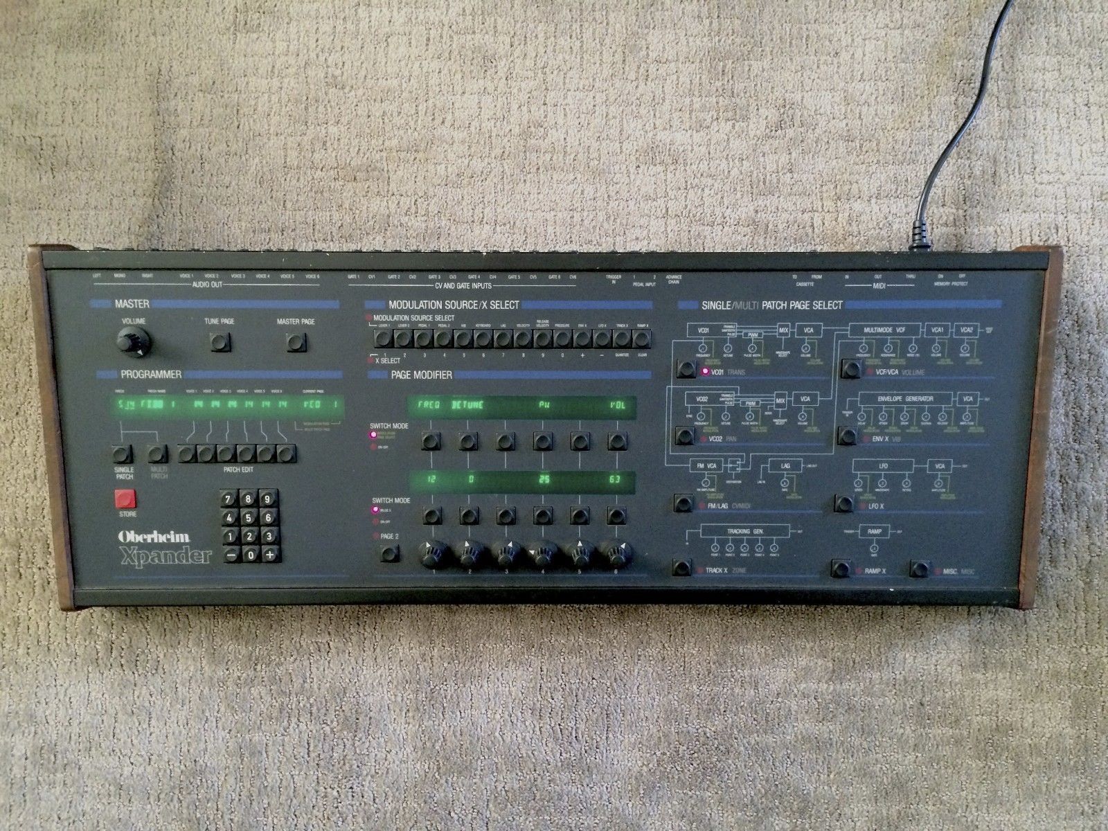 MATRIXSYNTH: Oberheim Xpander Synthesizer
