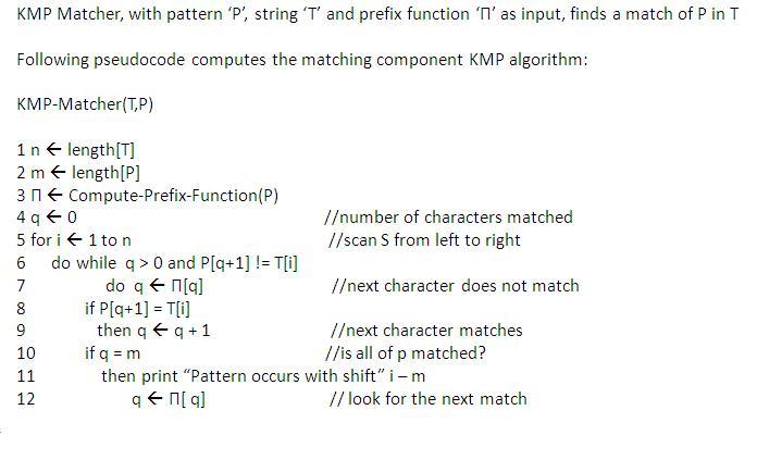 Algorithms Are Omnipresent String Matching Algorithms