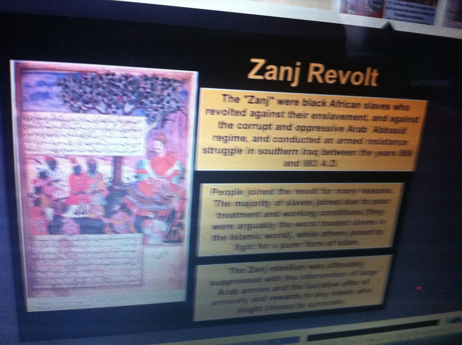 THE BLACK SOCIAL HISTORY:: BLACK SOCIAL HISTORY - THE ZANJ REBELLION ...