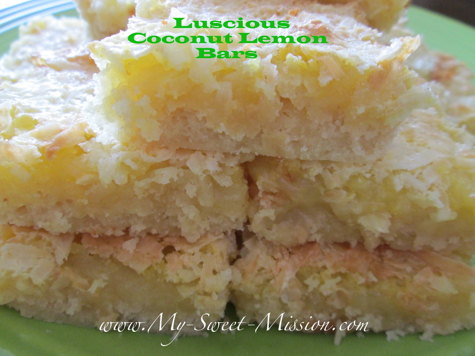 sweet lorraine: Lemon Coconut Bars