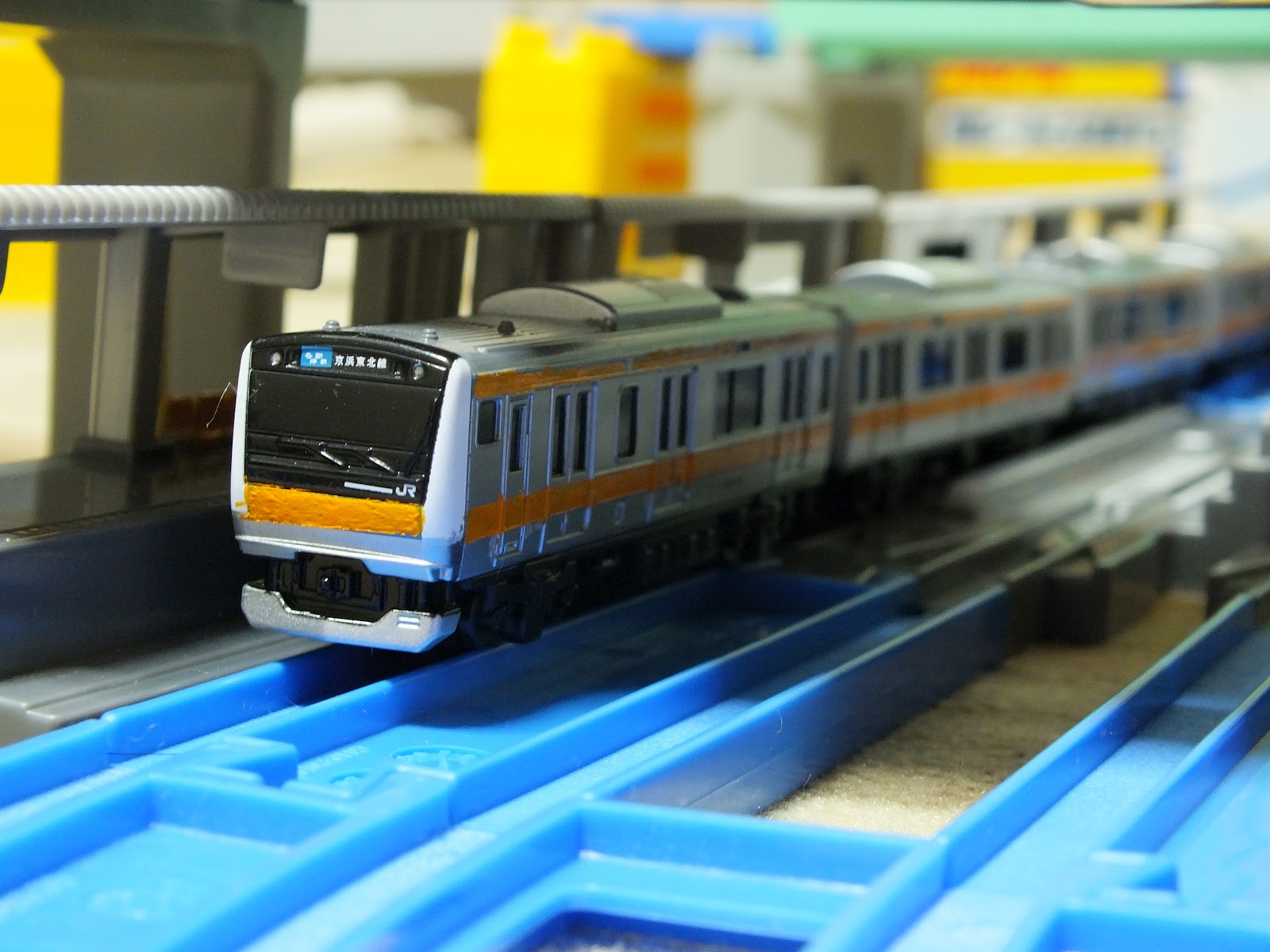 まーくんの電車な日和: 【プラレールアドバンス】AS-11 E233系 中央線化改造 その4