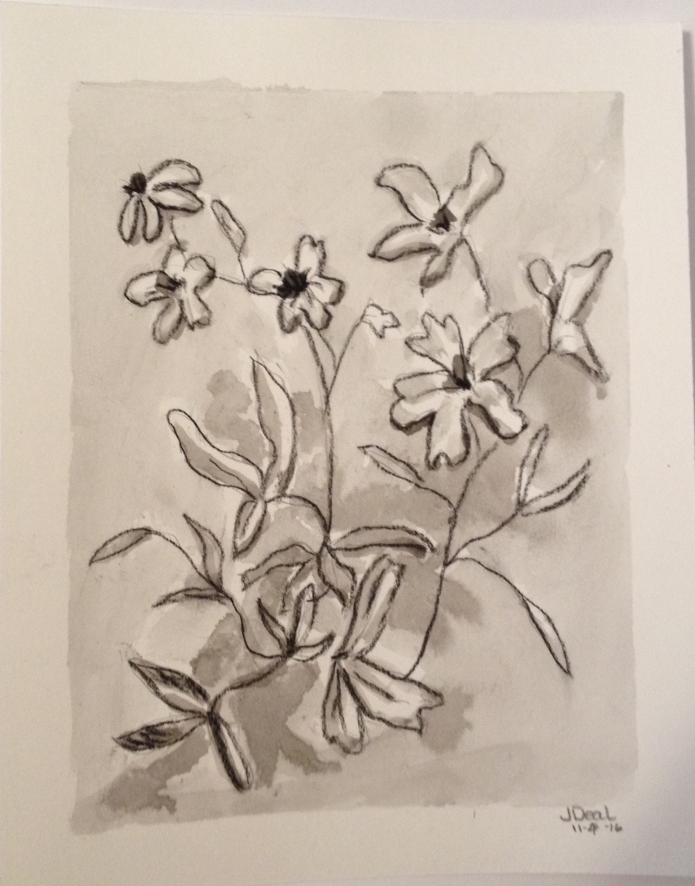 JPD Artworks: Ink Wash and Charcoal Drawings
