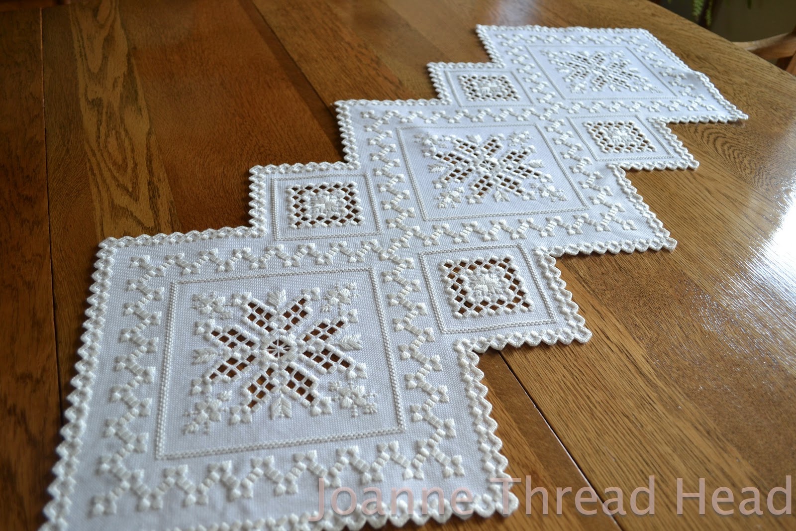 Thread Head: Hardanger Embroidery