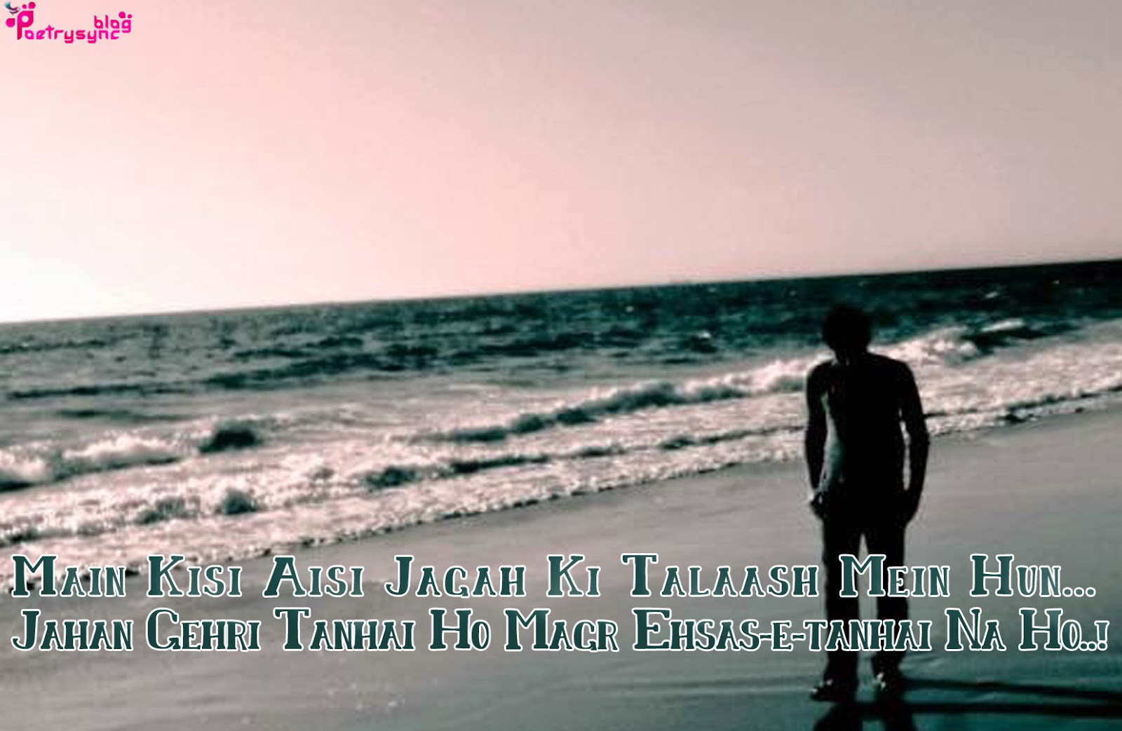 Tanhai Hindi Sad SMS Shayari for Facebook with Sad Girl HD Images ...