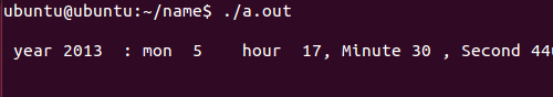 Just-programming: Time Using Localtime Function