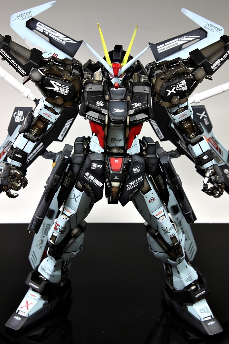 GUNDAM GUY: PG 1/60 GAT-X105E Strike Noir Gundam - Custom Build ...