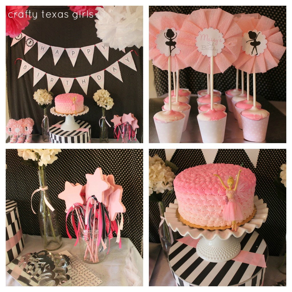 Crafty Texas Girls: Ballet Birthday Party