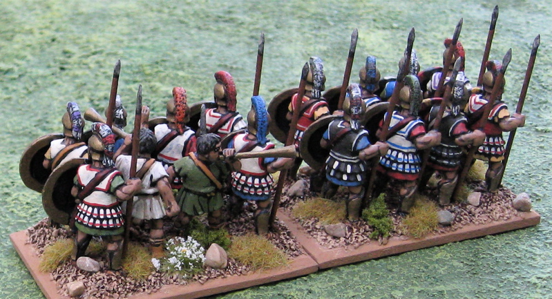 Analogue Hobbies: From TimB: 28mm Greek Hoplites (125 points)