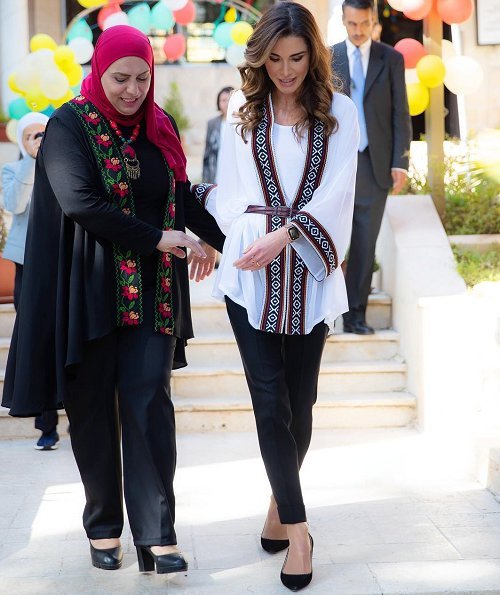 Queen Rania visited Al Hussein Social Foundation for Orphans