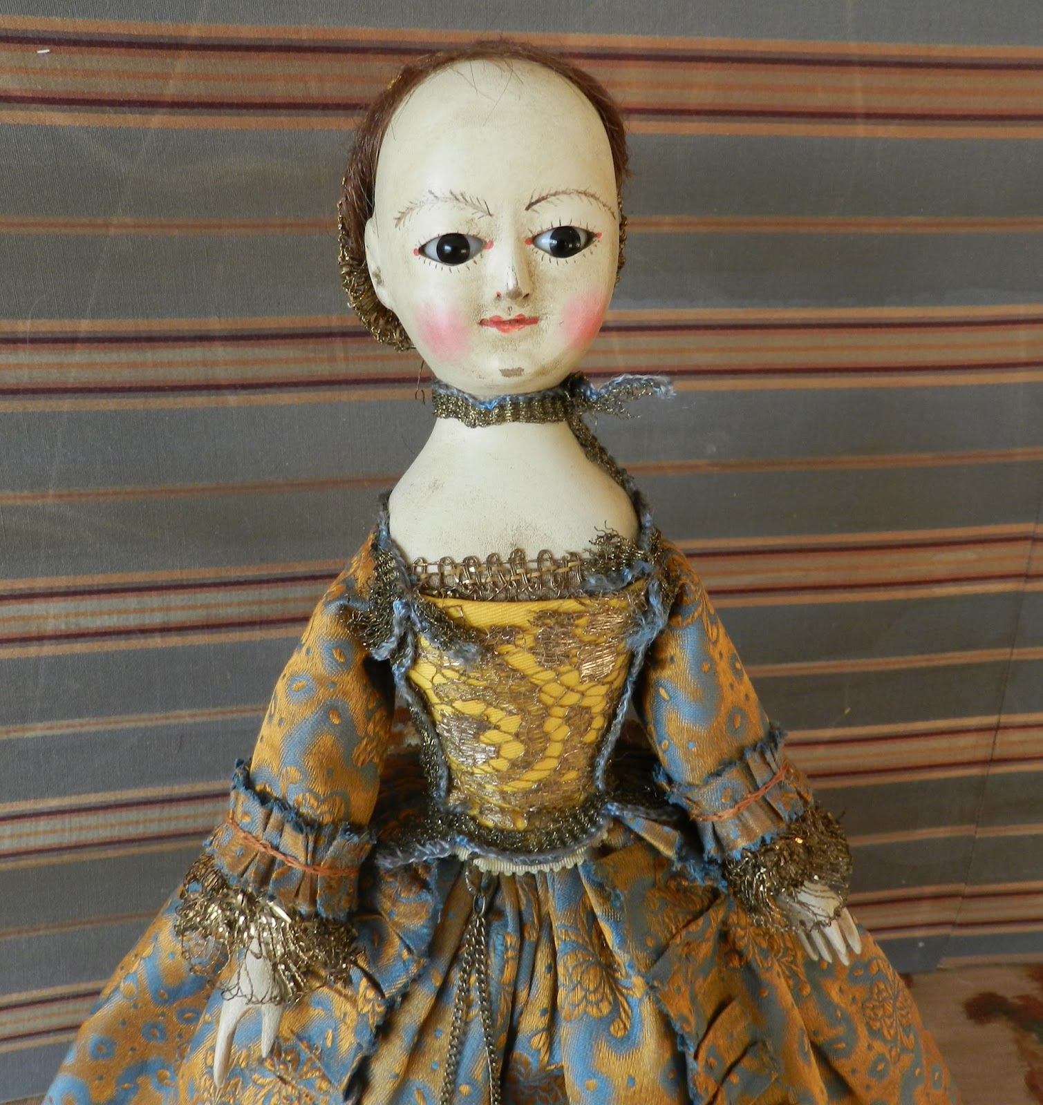 The Old Wooden Sisters: Queen Anne doll 15" finished