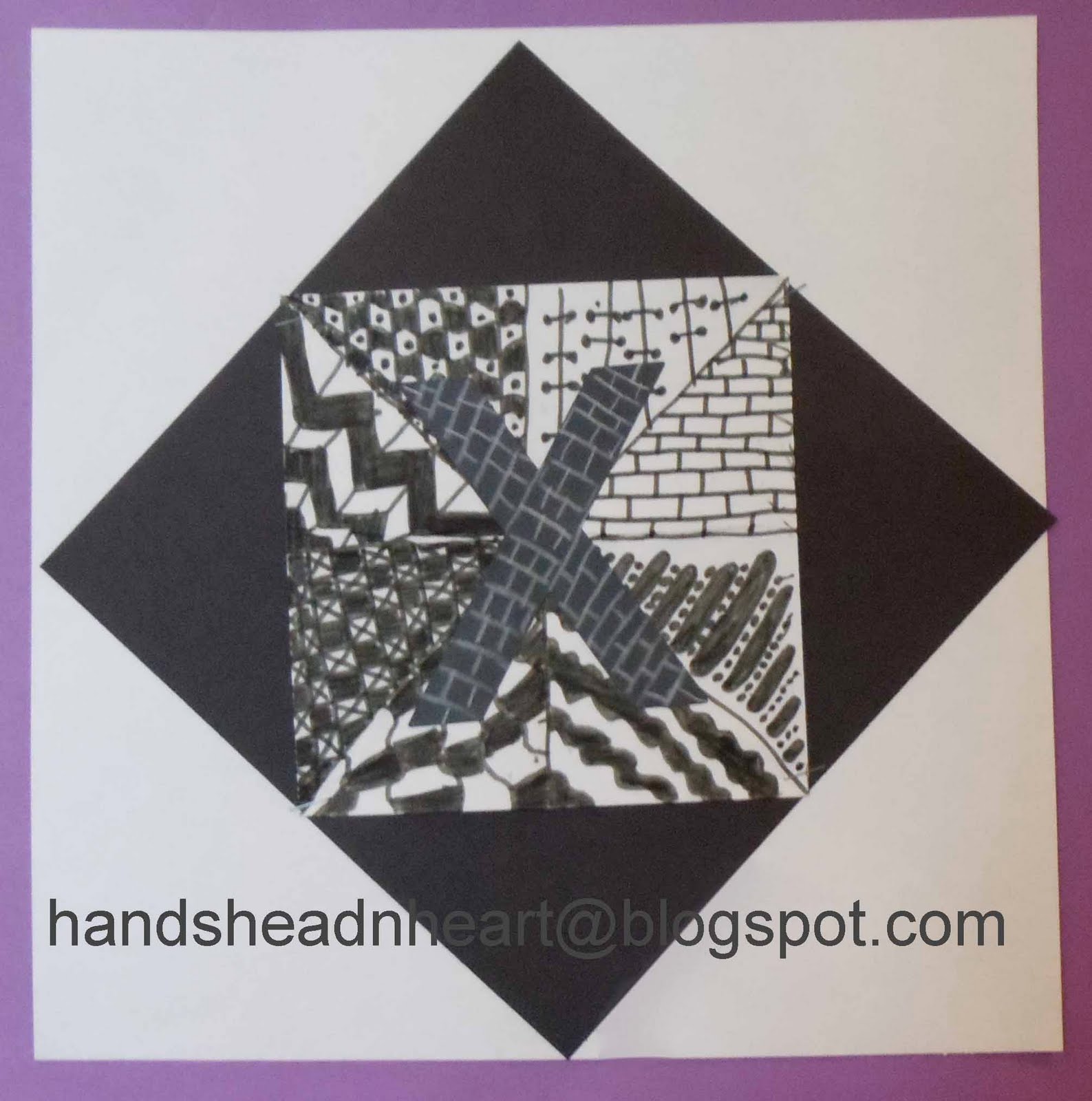 Hands, Head 'n Heart in the Artroom: Zentangles for 4th Graders