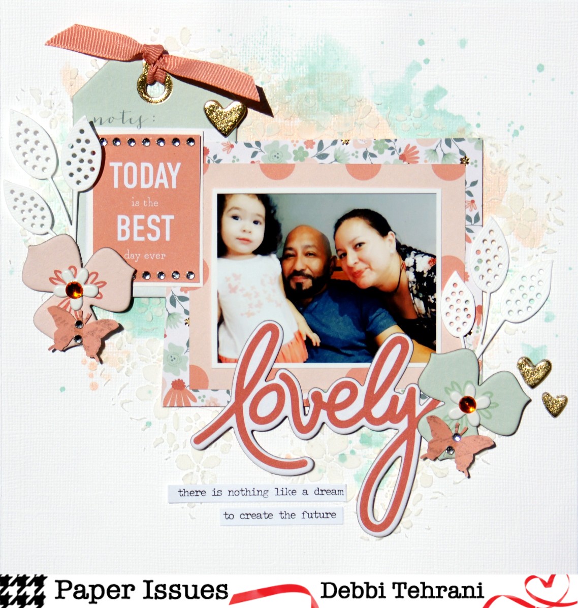 Little Scraps of Magic: Lovely {Paper Issues Getting Chippy Challenge}