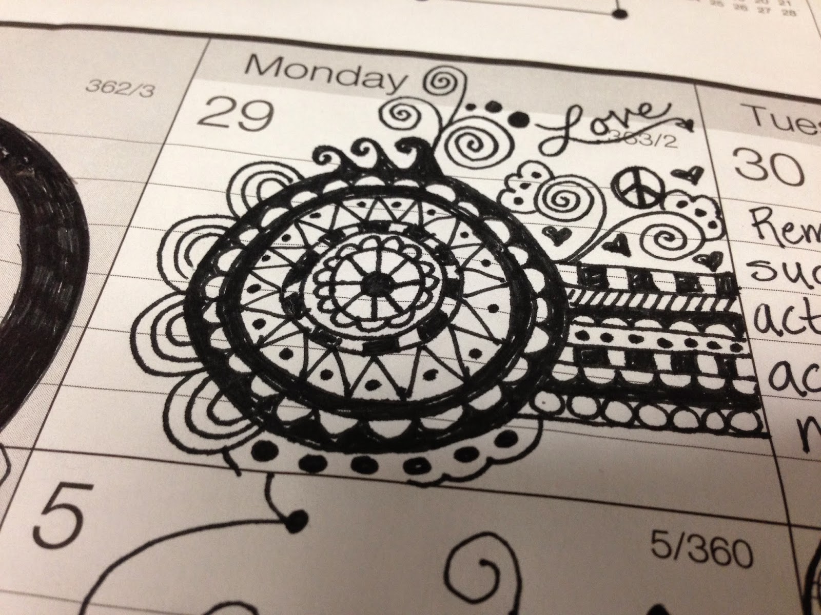 planet clare: January doodles