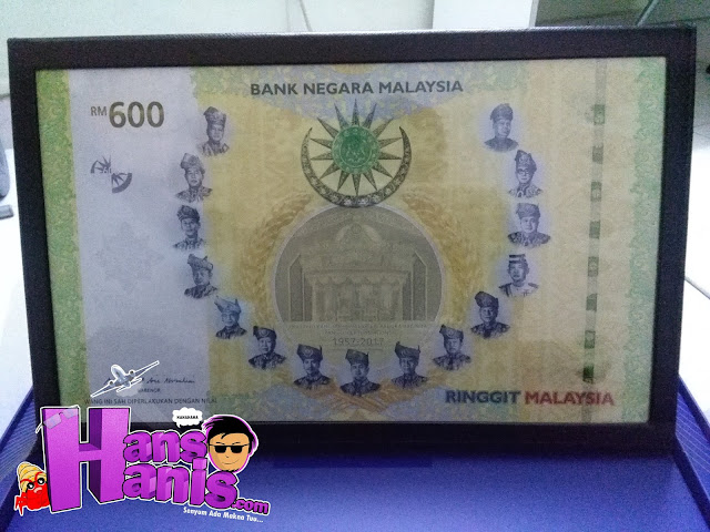 Wang Kertas RM600 Terbesar Di Malaysia
