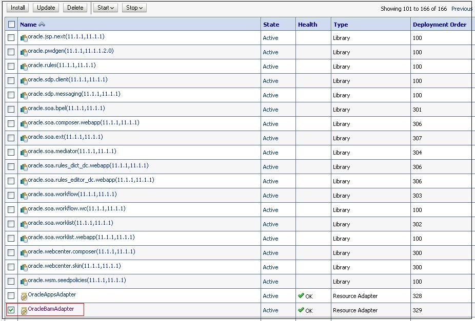 Configuring Oracle Bam Adapter Connection Factory Through Em Console