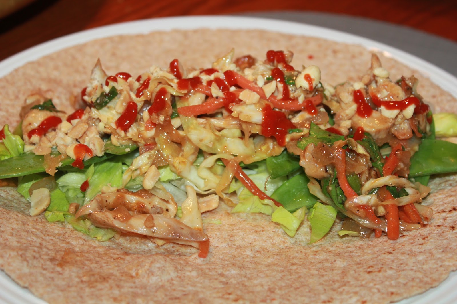 Sisters Luv 2 Cook: Thai Chicken Wraps