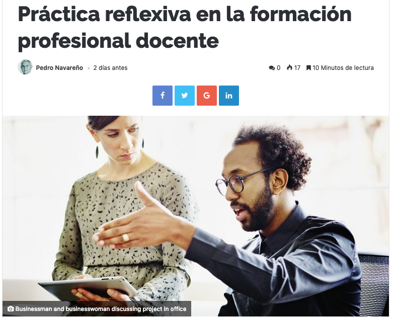 "Reflexiones educativas" ."Educational reflections". "To learn ...