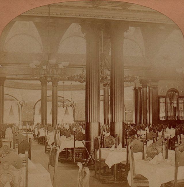 26 Amazing Photos That Show Dining Halls of American Hotels in the ...