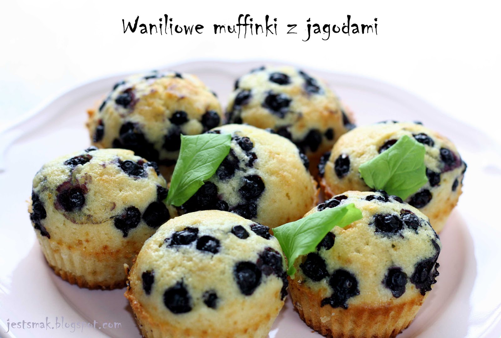 Jest Smak: Muffinki z jagodami
