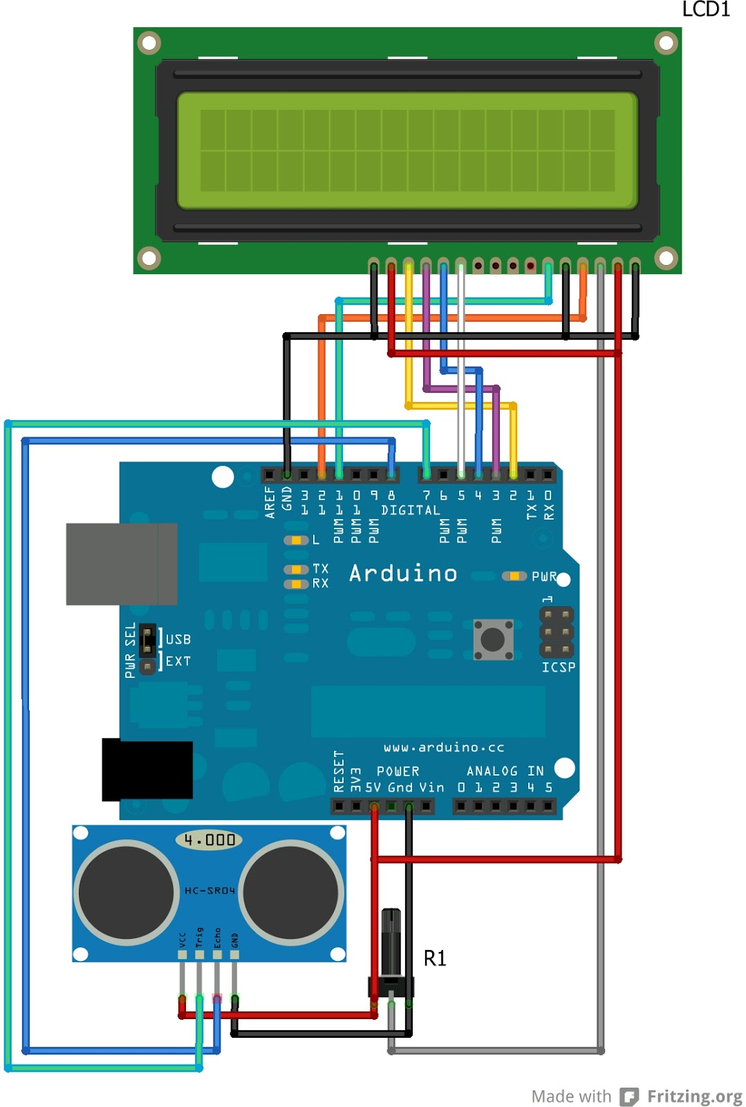 Arduino Leggere Su Display La Distanza Da Un Oggetto Danielealbertiit