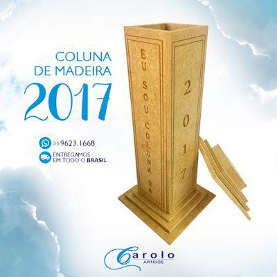 CAROLO ARTIGOS : COLUNA DE MADEIRA