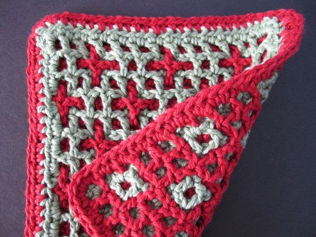 Wind Rose Fiber Studio: Stars & Squares ~ Interlocking Crochet