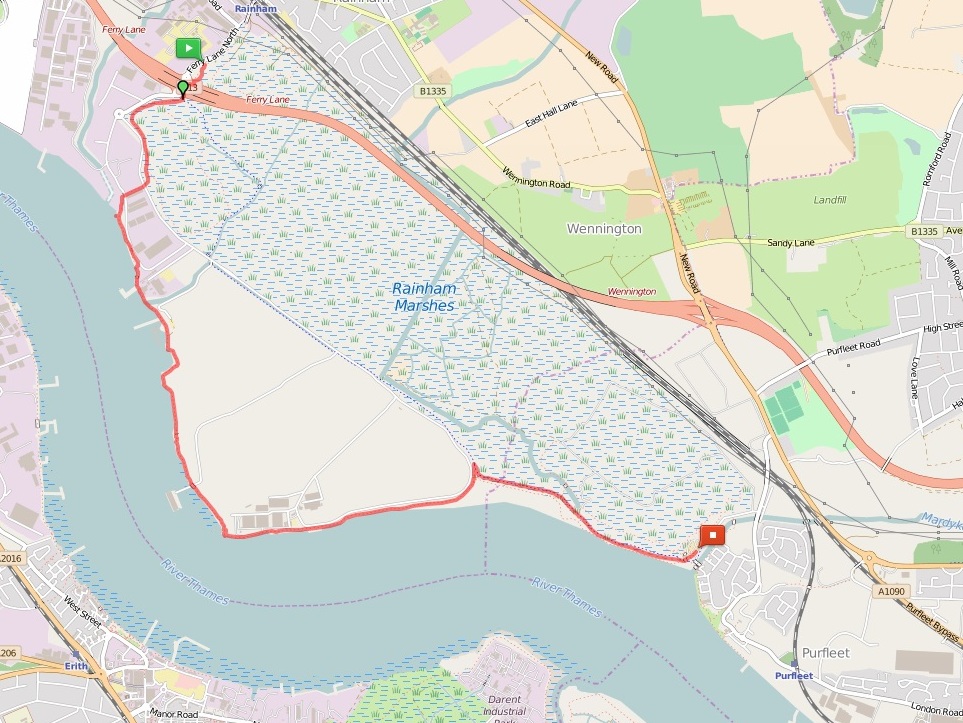 Amanda's Scrapbook Pages: London LOOP - Rainham to Purfleet