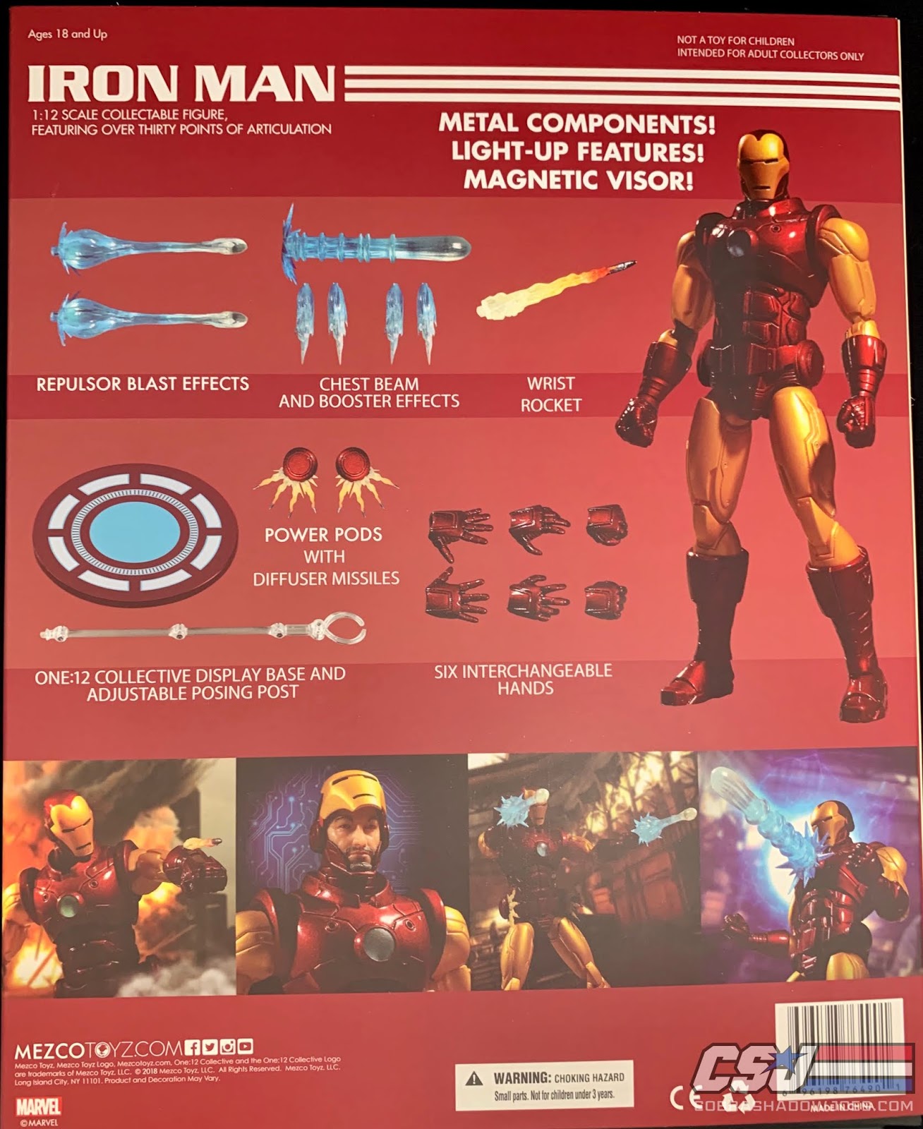 CobraShadowJoes: Mezco Toyz One:12 Iron Man Figure Review