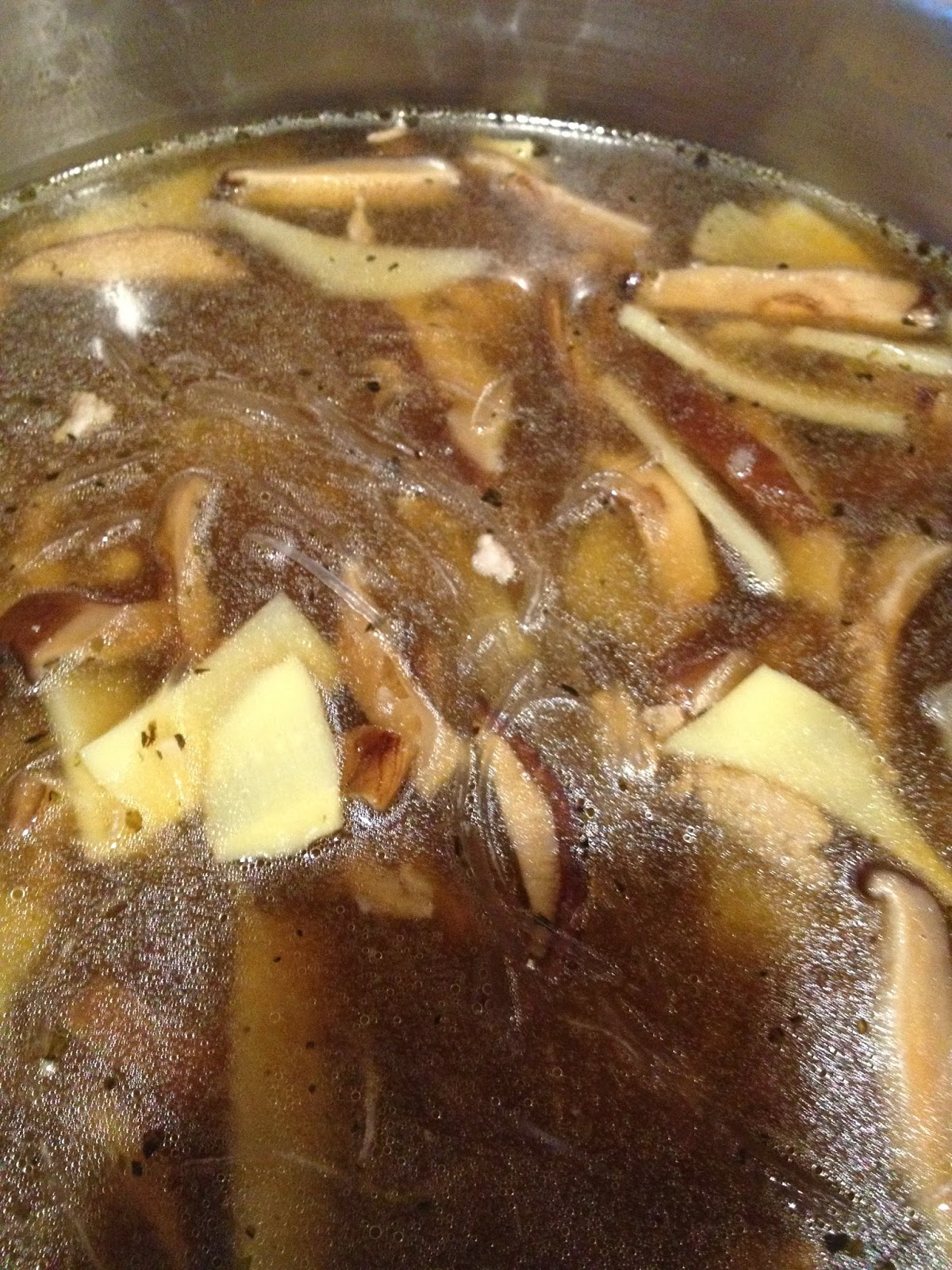 Thick-n-Hearty Bean Thread Noodle Soup - My Pinterventures