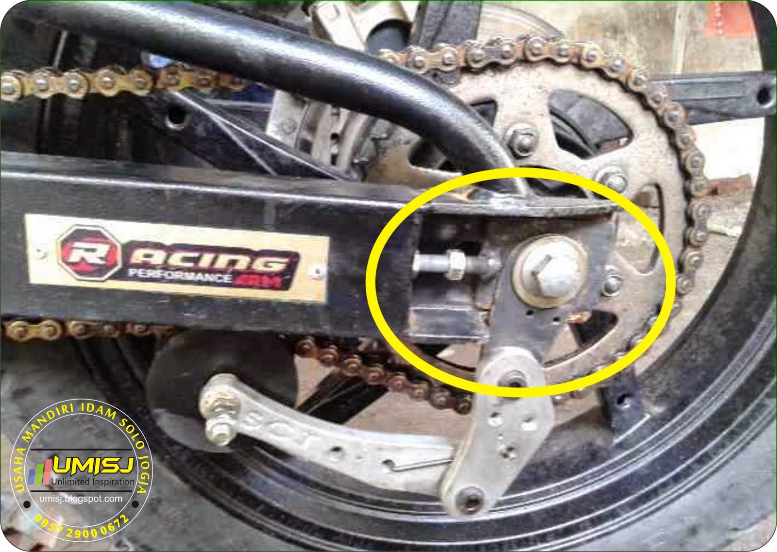 Stabilizer Tensioner rantai yang bisa dipasang di ARM Custome ~ UMISJ