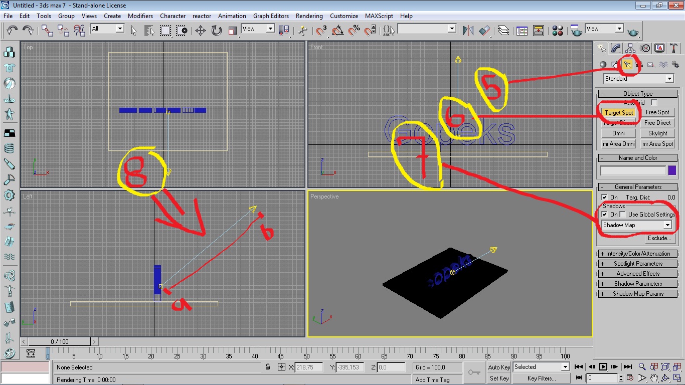 GBC Give Information: Make Shadow Efek with 3ds MAX