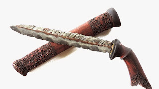 Berbagai Macam Bentuk Badik - Badik Pamor