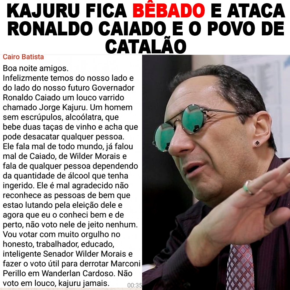 BLOG DO CLEUBER CARLOS: Bêbado Kajuru Apanhou em Catalão Por Chamar ... BLOG DO CLEUBER CARLOS: Bêbado Kajuru Apanhou em Catalão Por Chamar ...