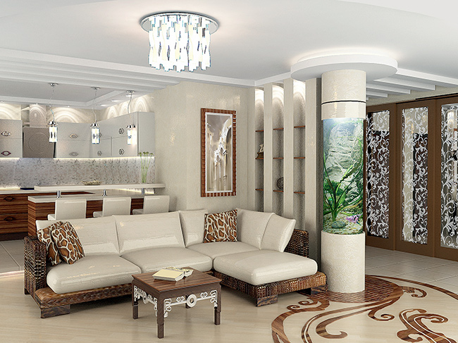 Spauda: Interjero dizainas ir keturių kambarių butai projektas