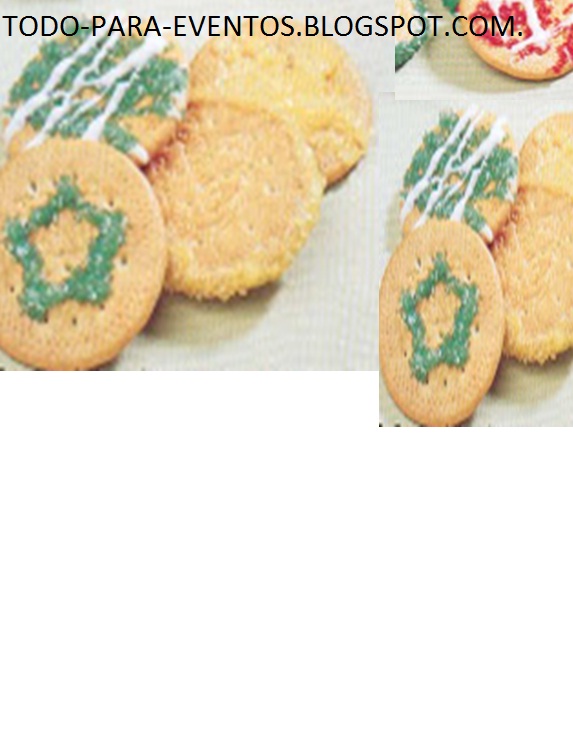 Todo Para Eventos: GALLETAS TRICOLOR.