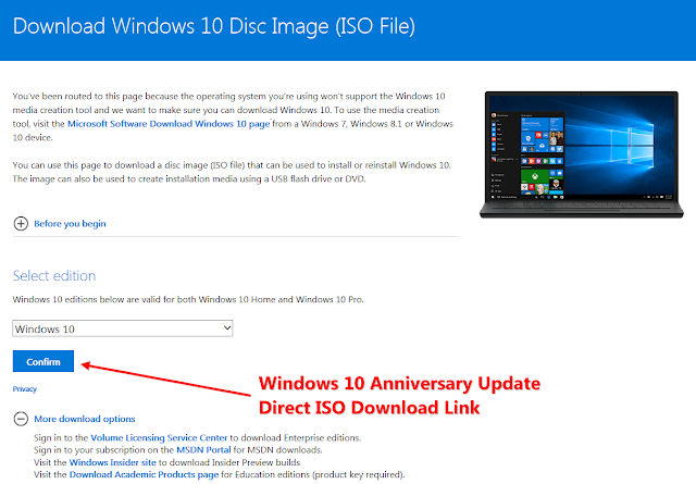 Windows 10 --- Direct ISO Download Links For Microsoft Windows 10 ...