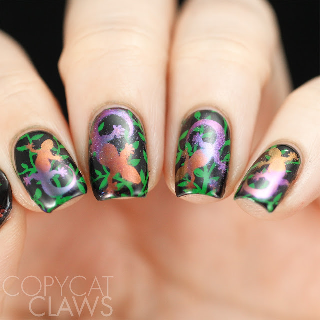 Copycat Claws: The Digit-al Dozen does Rainforest - Lizard Nails
