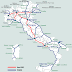 Italian Rail Map - Travel with Lucas