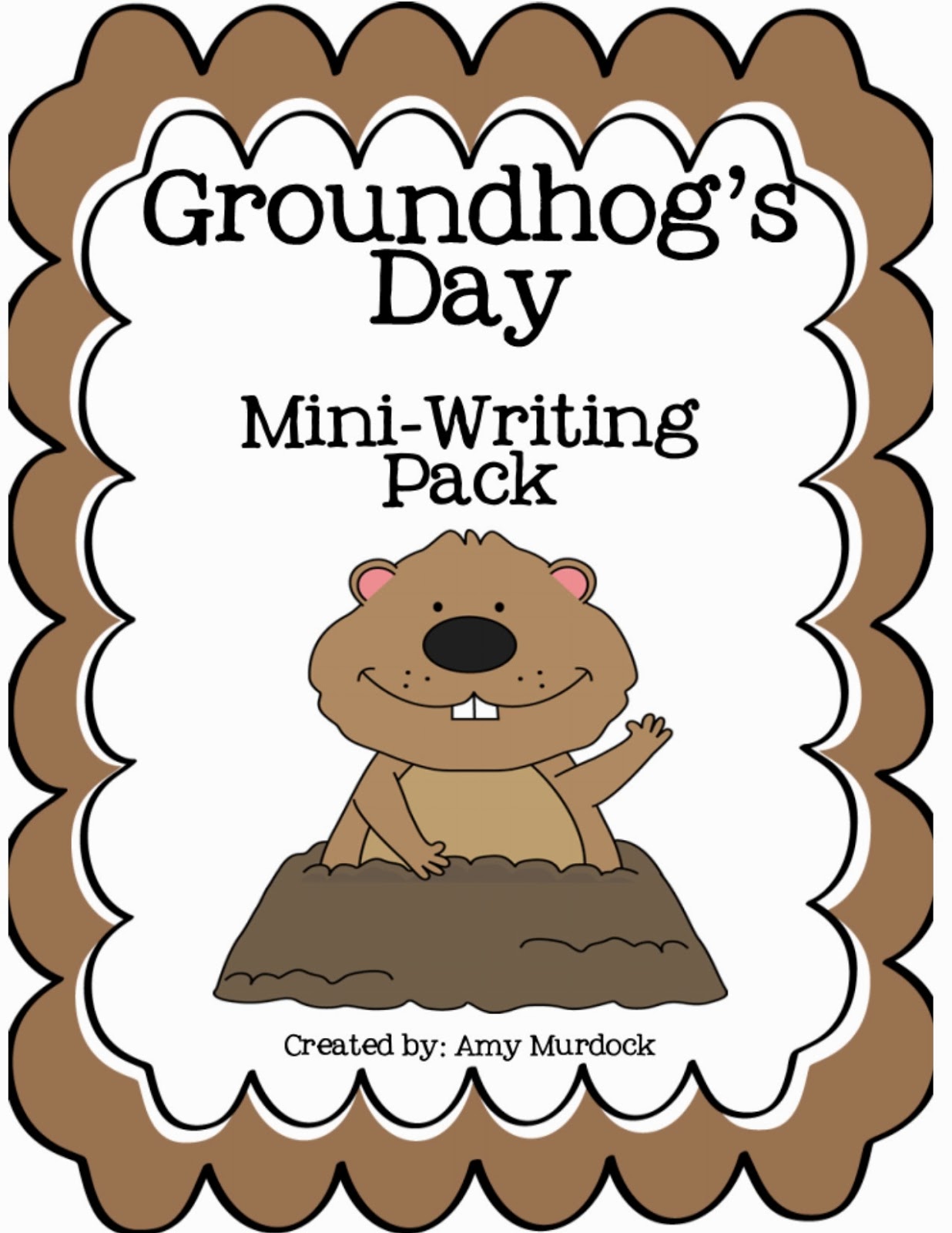 Second Grade Signpost: Tried-It-Tuesday - Groundhog Day! {Craft Freebie}