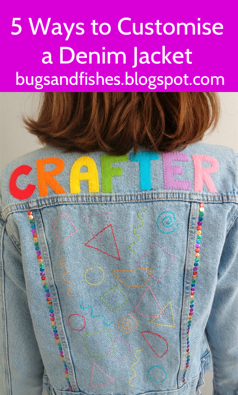 Bugs and Fishes by Lupin: 5 Ways to Customise a Denim Jacket