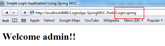 Simple Login Application Using Spring MVC and Hibernate – Part 1