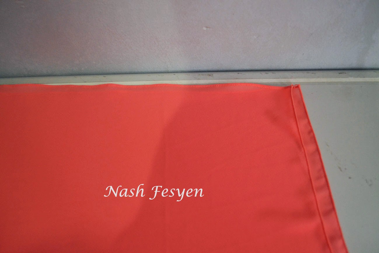Nash Fesyen: Shawl Half Moon Jahitan Baby Seam