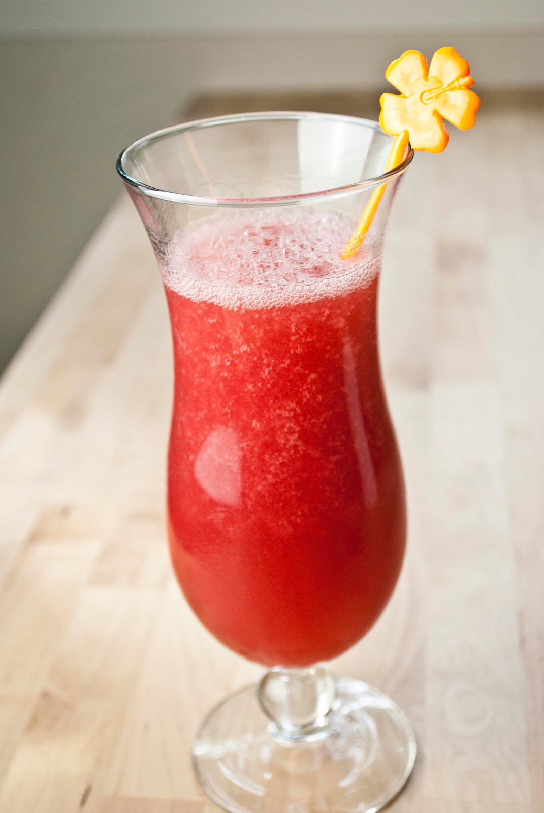 Raspberry Banana Colada - A Year of Cocktails